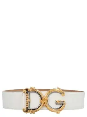 Dolce & Gabbana Dg Barocco’ Belt - White