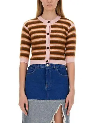 Marni Cardigan With Stripe Pattern - Multicolor