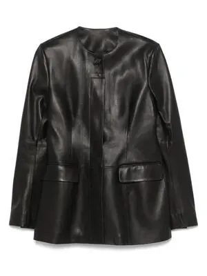 TOTEME Leather Jacket - Black