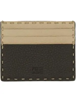Fendi Card Holder Saddlery - Cream