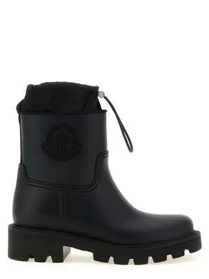 Moncler Kickstream' Rain Boots - Black