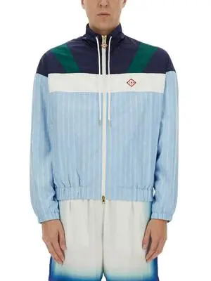 Casablanca Pinstripe Laurel Track Jacket