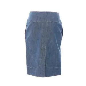 Fendi Straight Midi Denim Skirt
