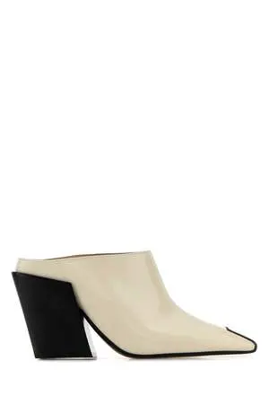 Bottega Veneta Leather Mules - White