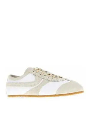 Dries Van Noten Two-tone Leather And Suede Sneakers - Multicolor