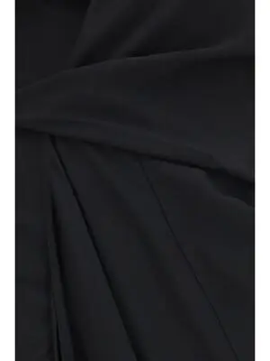 Rick Owens Draped Long Dress - Black