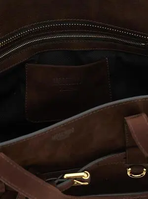 Moschino Tie Me' Handbag - Brown