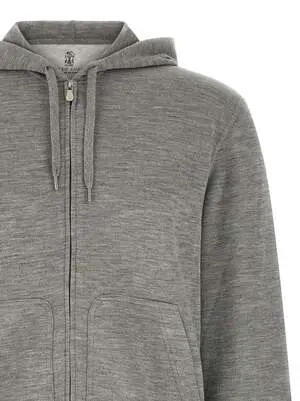 Brunello Cucinelli Cashmere And Silk Hoodie