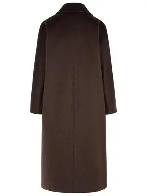 Max Mara Male Over Coat In Cachemire, Alpaca And Wool - Brown