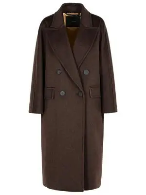 Max Mara Cashmere, Alpaca, And Wool Overcoat - Brown