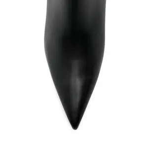 Attico Leather Wedge Heel Shoes
