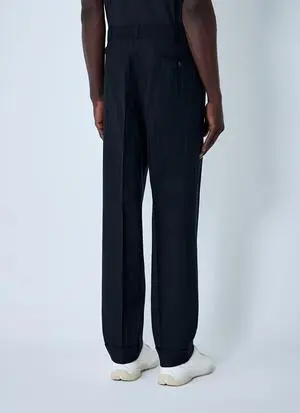 Prada Wool-blend Pinstripe Pants