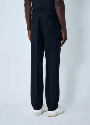 Prada Wool-blend Pinstripe Trousers