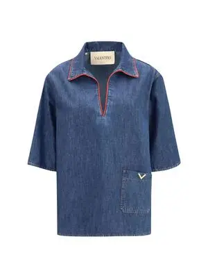 Valentino Garavani Denim Shirt - Blue