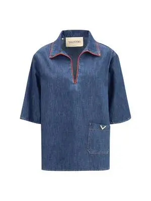 Valentino Garavani Denim Shirt - Blue