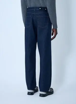 Stone Island Compass Patch Jeans - Blue