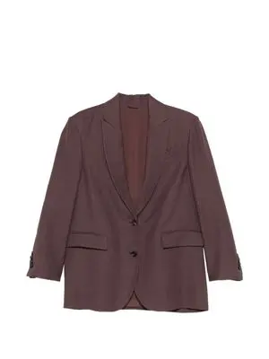 Brunello Cucinelli Single-breasted Blazer Jacket - Multicolor