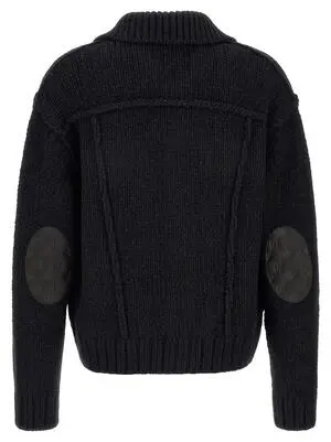 Dsquared2 Logo Patch Cardigan - Blue