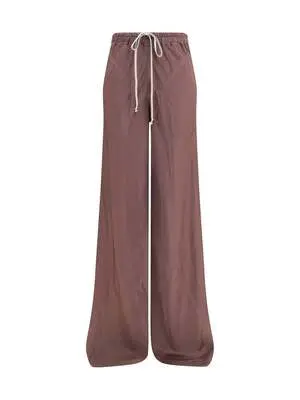 Rick Owens Silk Pants - Brown