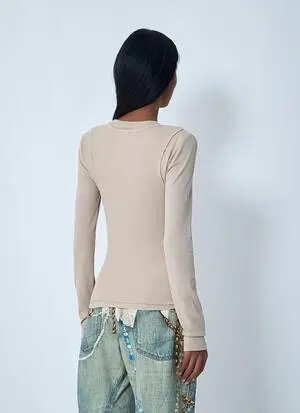 Acne Studios Logo Motif T-shirt