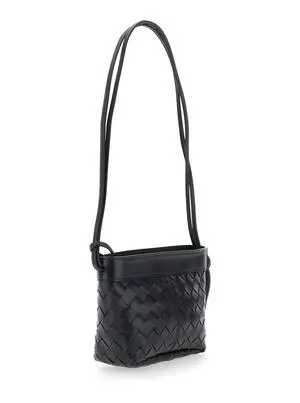 Bottega Veneta Flip Flap On Strap Pouch Intrecciato - Multicolor