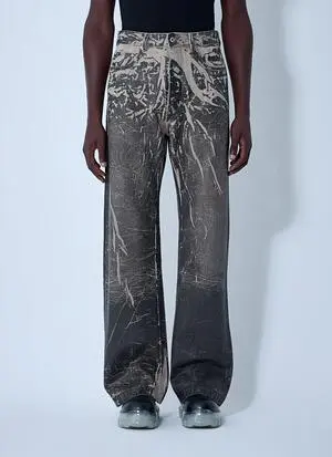 Rick Owens Geth Wide-leg Jeans - Black