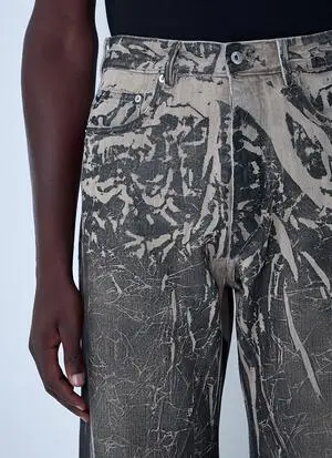 Rick Owens Geth Wide-leg Jeans - Black