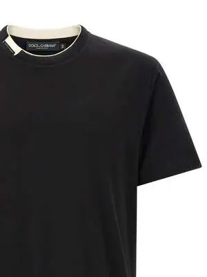 Dolce & Gabbana Double-layer Collar T-shirt