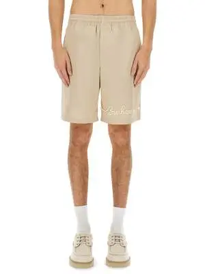 Burberry Nautical Style Logo Shorts - Cream
