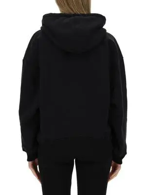 Off-White Sweatshirt With Logo - Black