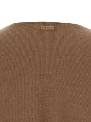 Max Mara Wool Crewneck Sweater - Brown
