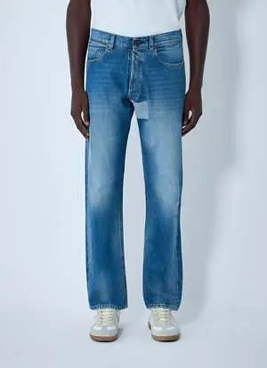 MAISON MARGIELA Contrast Panel Jeans - Blue