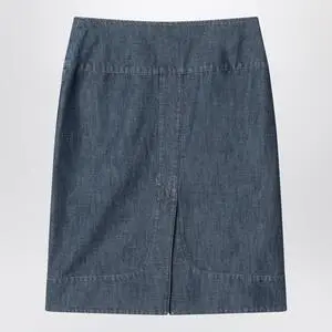 Fendi Chambray Denim Skirt