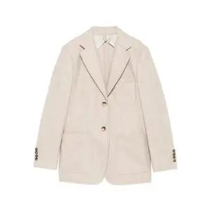 Max Mara Neutrals Jackets Blazers - Cream