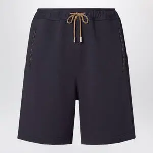 Fendi Cotton Bermuda Shorts - Blue