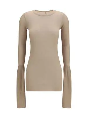 Rick Owens Long-sleeve Top - Cream