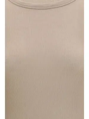 Rick Owens Ribbed Knit Long-sleeve Top - Cream
