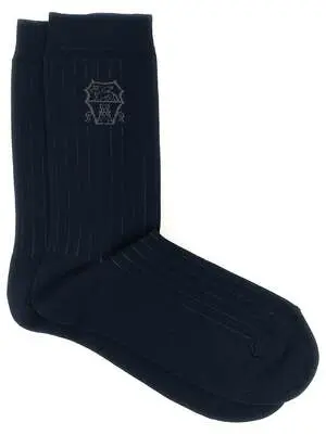 Brunello Cucinelli Socks Coat Of Arms Of Solomeo - Blue
