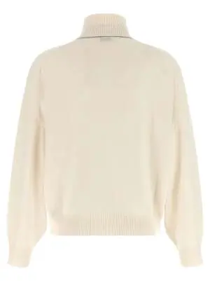 Brunello Cucinelli Ribbed High Neck Beam