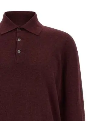 Brunello Cucinelli Cashmere Knit Polo Shirt