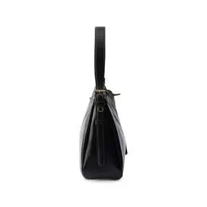 Prada Aimée Leather Shoulder Bag - Black