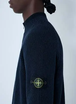 Stone Island Half-zip Logo Sweater