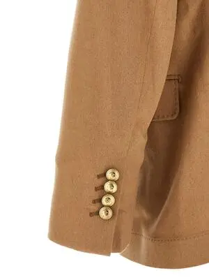 Brunello Cucinelli Double-breasted Blazer - Cream