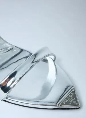 Prada Leather Heeled Sandals