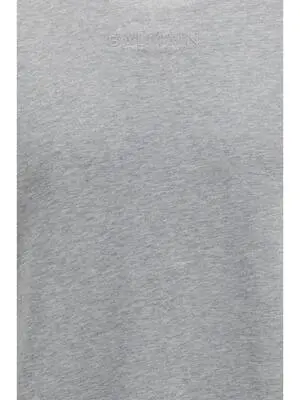 Balmain Embroidered Logo Crewneck Sweatshirt - Gray