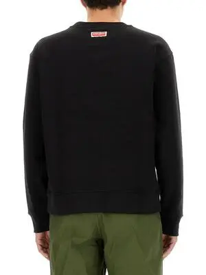 Kenzo Flower Boke Sweatshirt - Black