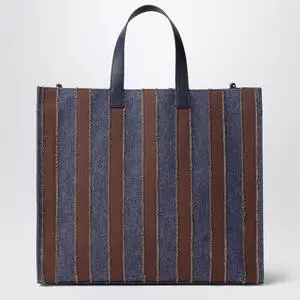 Fendi Pequin Shopper Bag - Multicolor