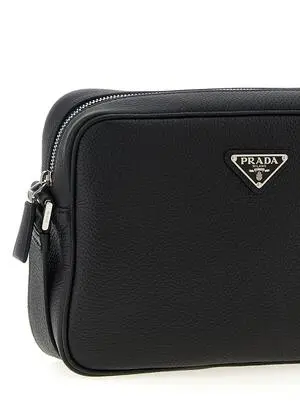Prada Leather Shoulder Strap - Black