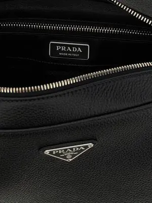 Prada Leather Shoulder Strap - Black