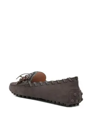 TOD'S Gommino Suede Leather Loafers